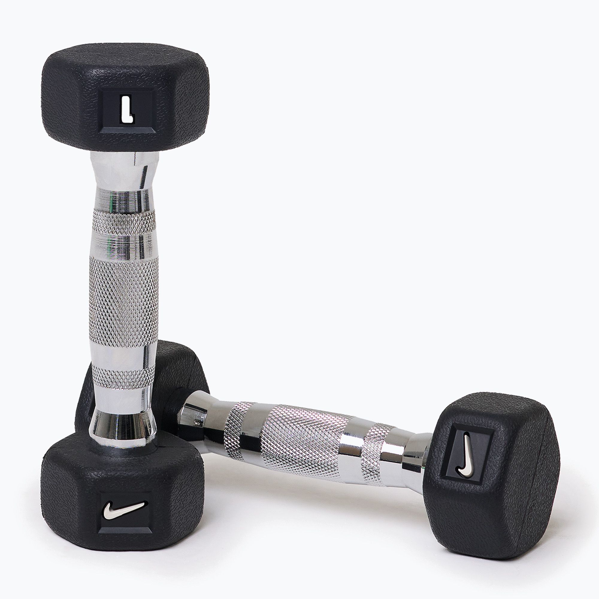 Pogumovaná činka Nike Strength Hex Dumbbell 27,5 kg black/white (DRDK ...