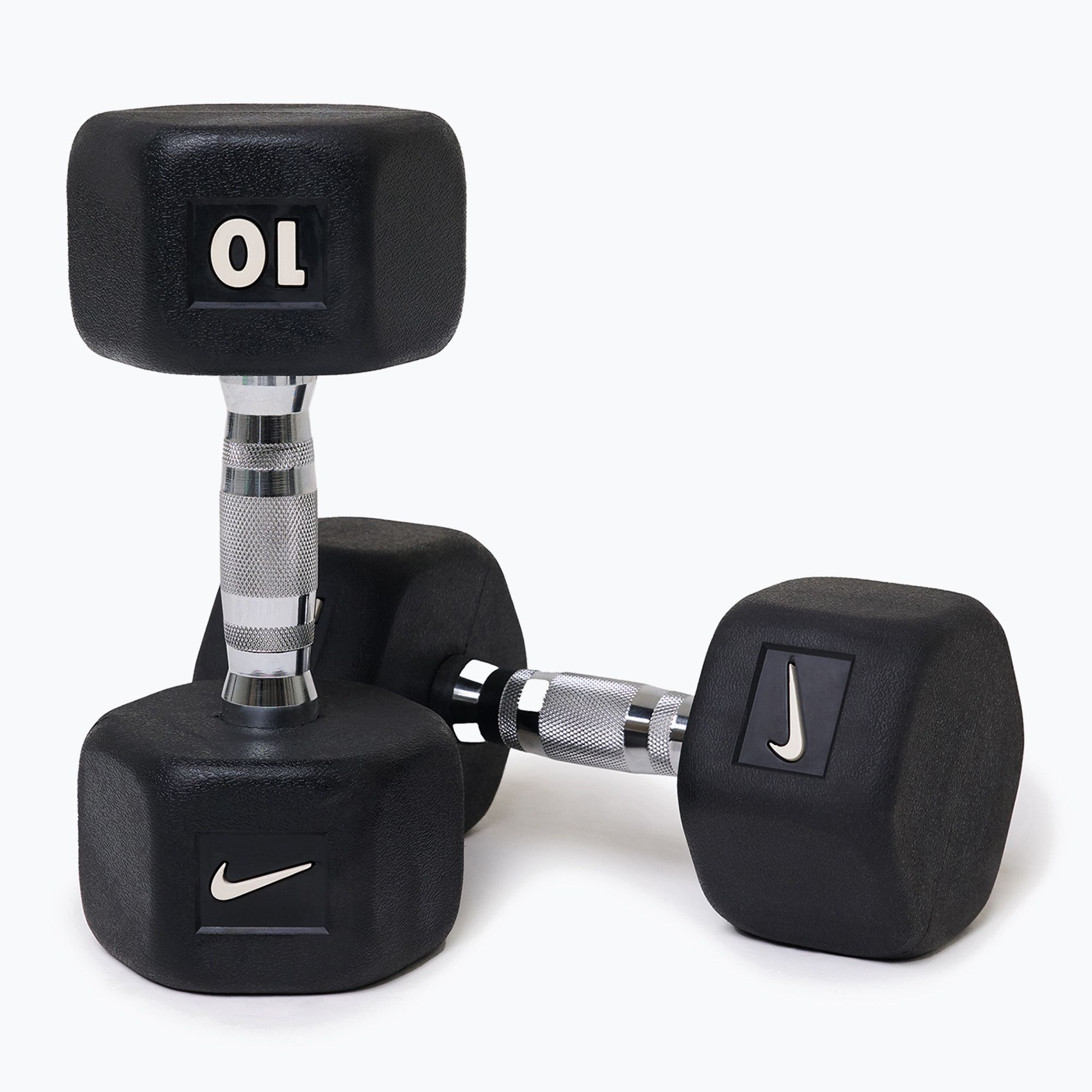 Pogumovaná činka Nike Strength Hex Dumbbell 27,5 kg black/white (DRDK ...