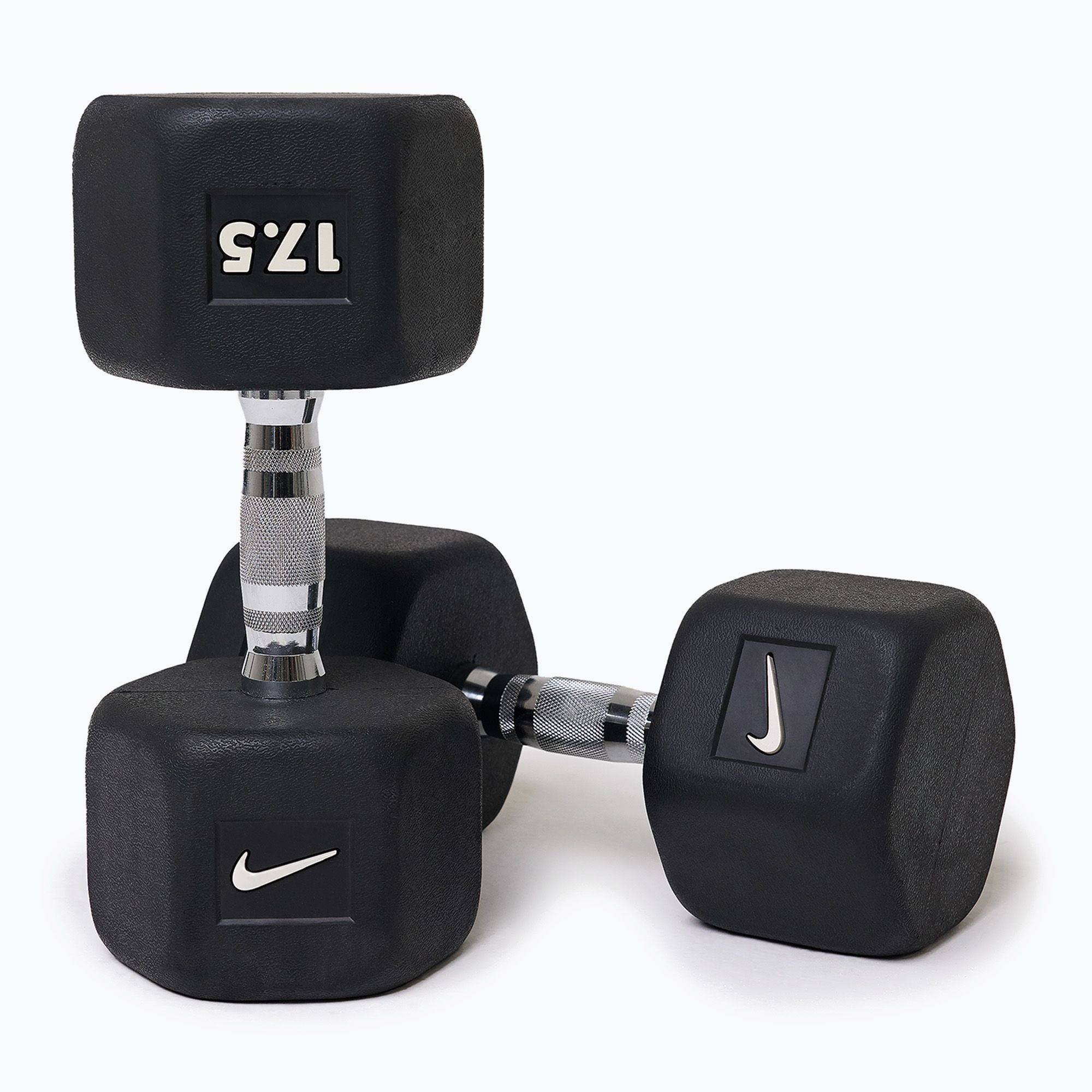 Pogumovaná činka Nike Strength Hex Dumbbell 22,5 kg black/white (DRDK ...