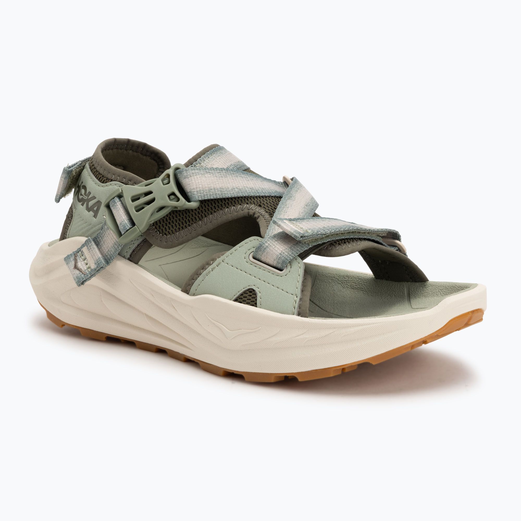 Pánske sandále HOKA Infini Hike TC green/sea moss/oat milk (1162570 ...