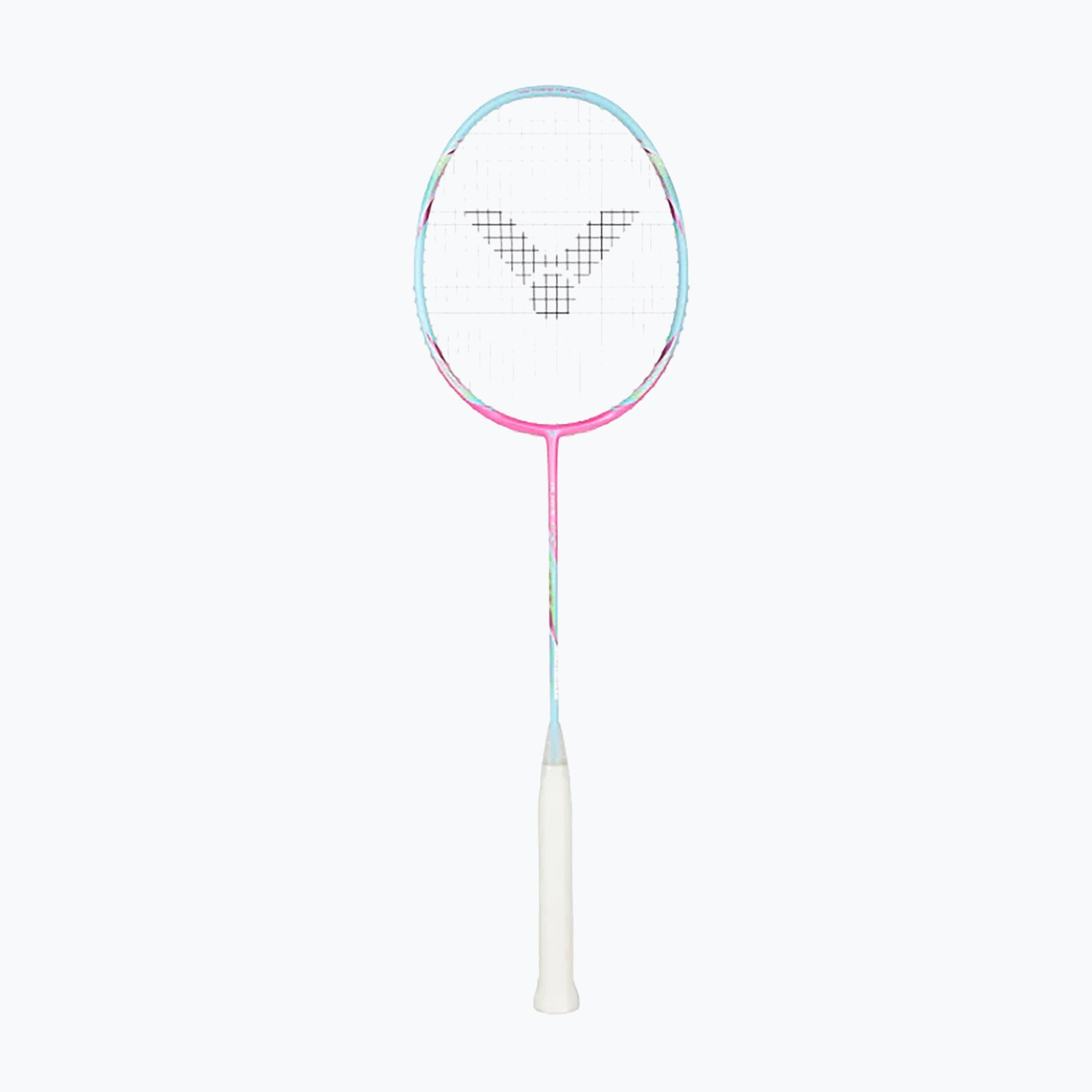 Bedmintonová raketa VICTOR DriveX 6SP QM fluorescent rose-red/light ...
