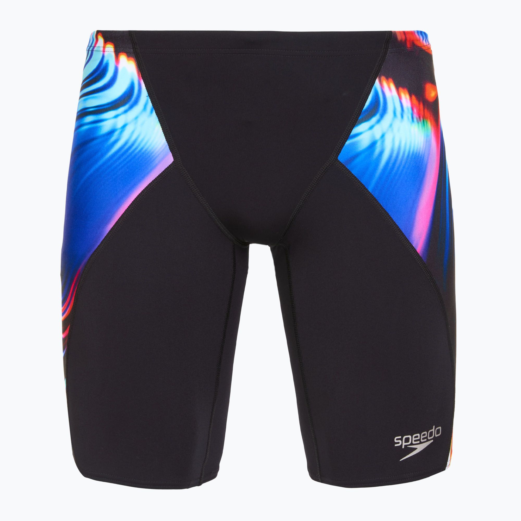 Pánske plavky Speedo Placement Digital V-Cut Jammer lava blur/speedo ...