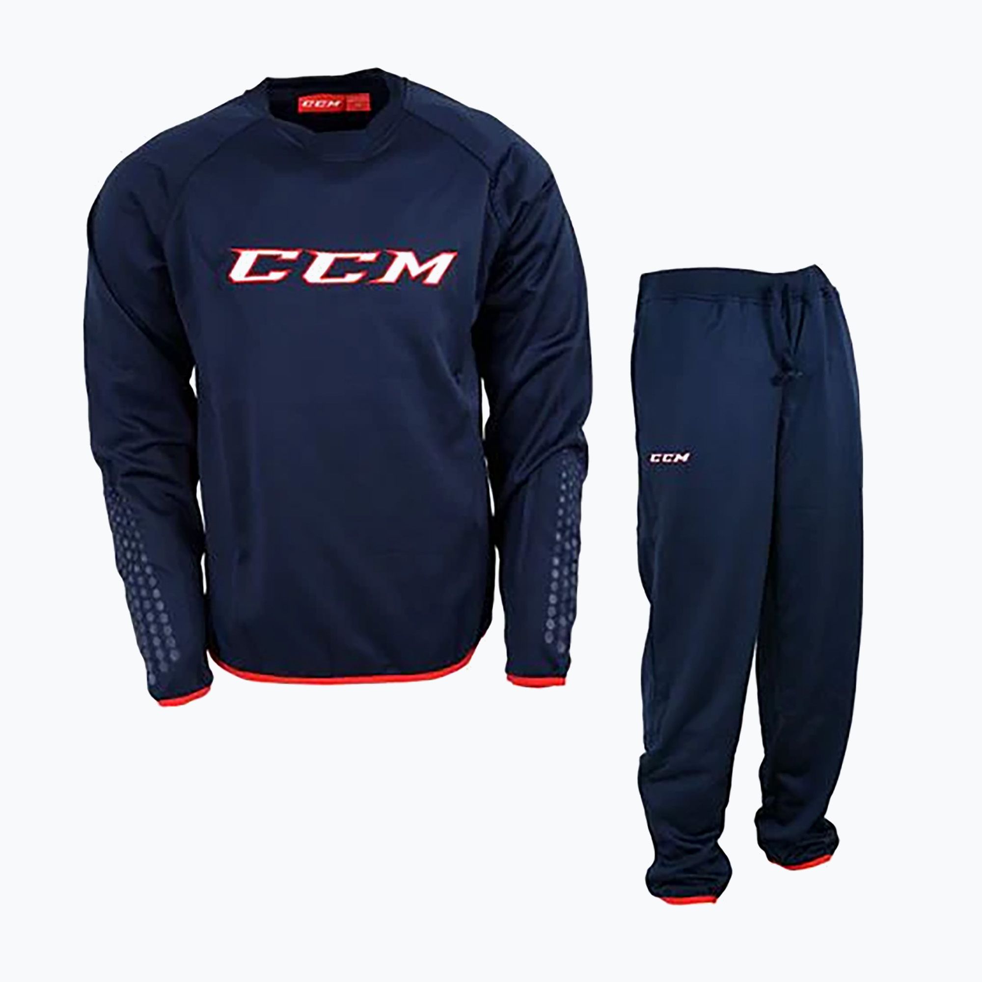 Detská tepláková súprava CCM Locker Suit JR navy (5397109) - Sportano.sk